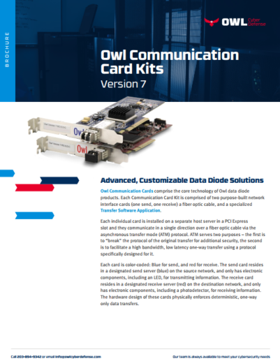 Owl V7 Communication Card Kits | Owl Cyber Defense