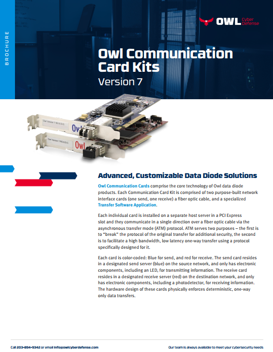 Owl V7 Communication Card Kits | Owl Cyber Defense