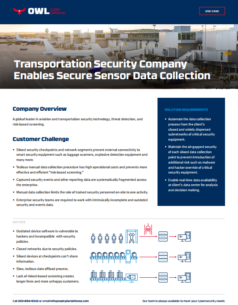 Aviation Security - Secure Sensor Data Collection and Sharing | Owl ...