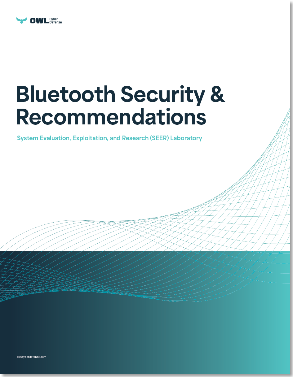 Bluetooth Security & Recommendations | Owl Cyber Defense